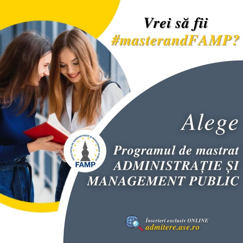 Admitere masterat 2021 – Academia de Studii Economice din Bucuresti