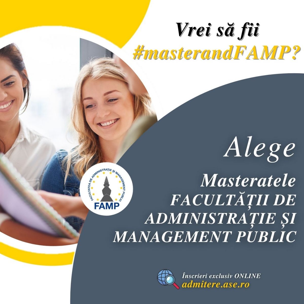 Admitere masterat 2021 – Academia de Studii Economice din Bucuresti