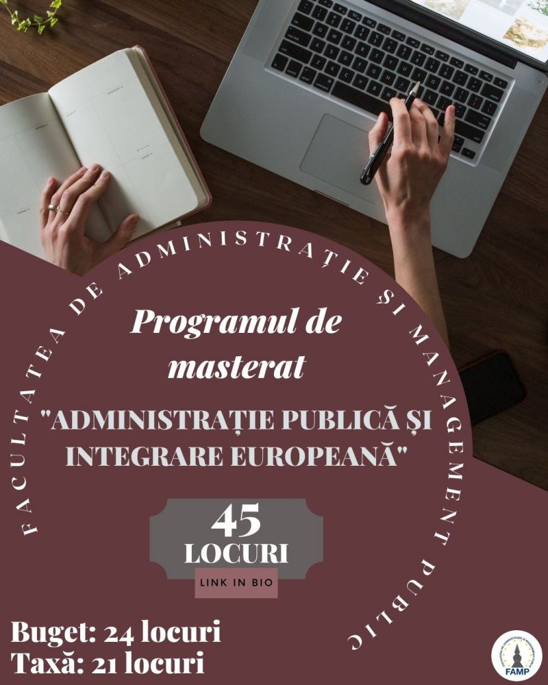 Admitere masterat 2021 – Academia de Studii Economice din Bucuresti