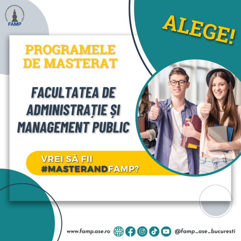 Admitere masterat 2022 – Academia de Studii Economice din Bucuresti