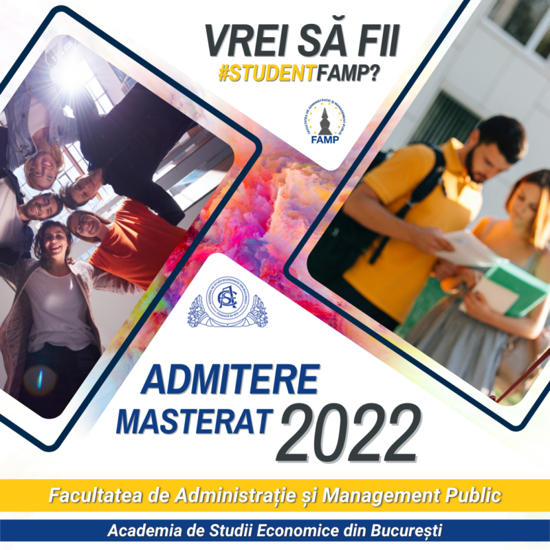 Admitere masterat 2022 – Academia de Studii Economice din Bucuresti