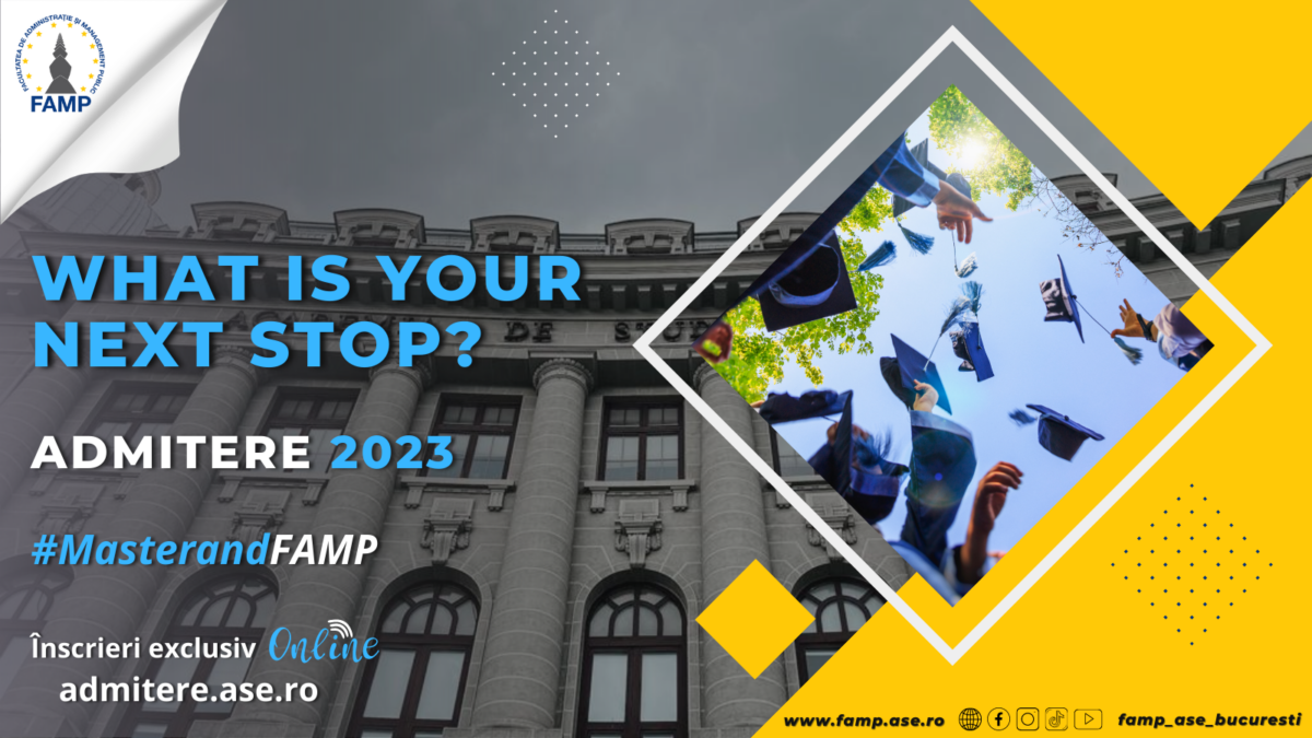 Admitere masterat 2023 – Academia de Studii Economice din Bucuresti